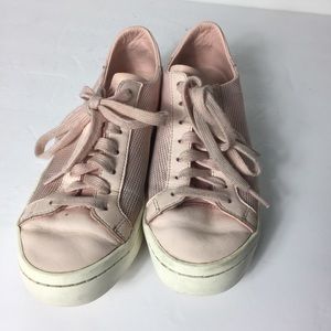 adidas | Shoes | Adidas Women Pink Round Toe Lace Up Sneakers Shoes ...